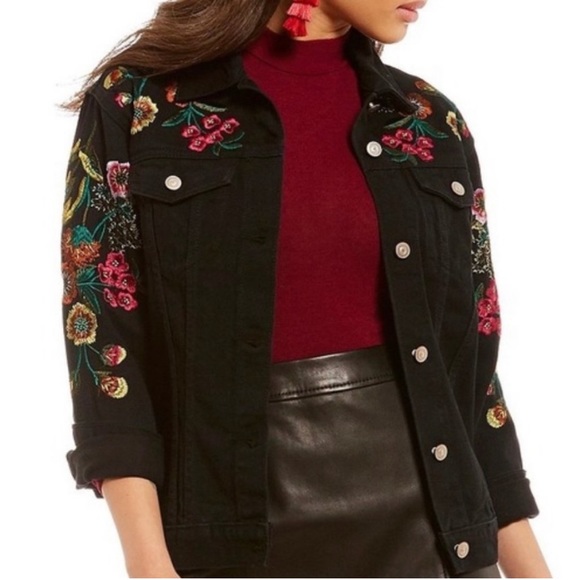 Gianni Bini | Jackets & Coats | Nwt Gianni Bini Black Denim Jacket ...